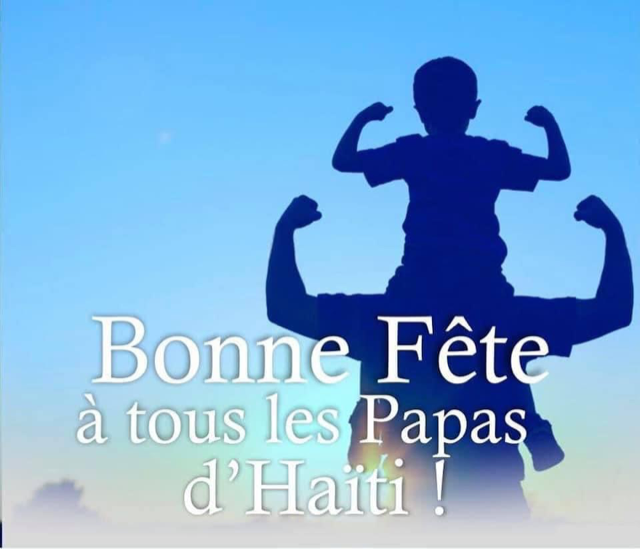 Message de Lesly Condé à l’occasion de la fête des Pères haïtiens ...