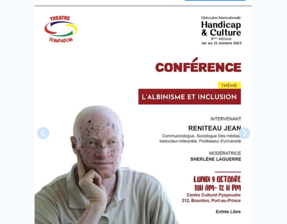 « S' ouvrir à l' albinisme » thème retenu pour la 8e édition de la ...