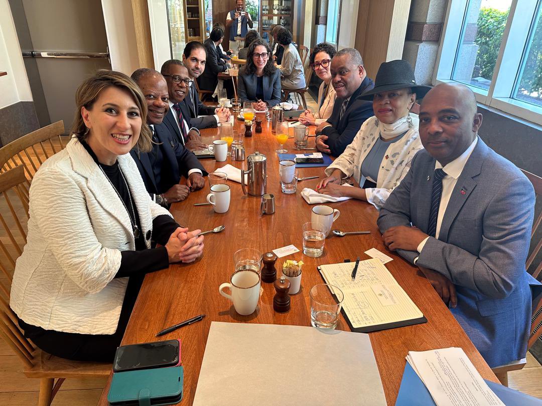 Le premier ministre Garry Conille multiplie ses rencontres avec des ...