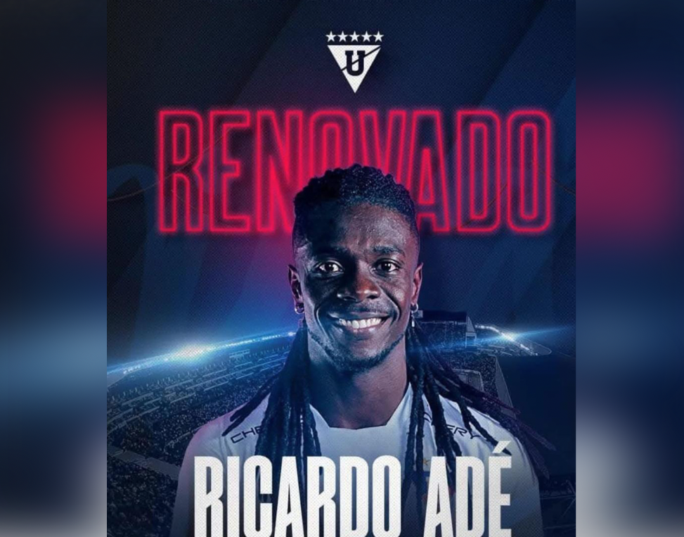 Ricardo Adé prolonge avec LDU Quito