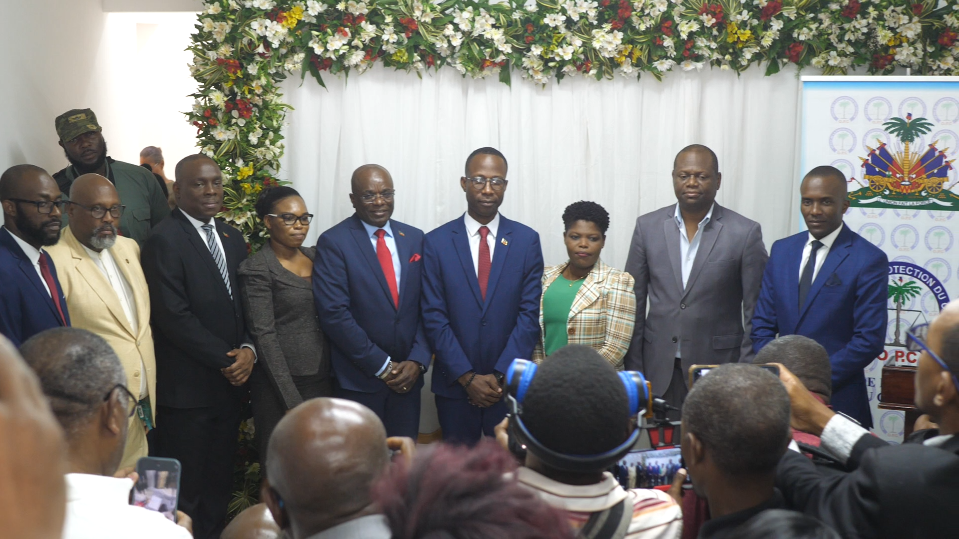 Cérémonie d'installation de Jude Jean Pierre comme directeur général de l'OPC